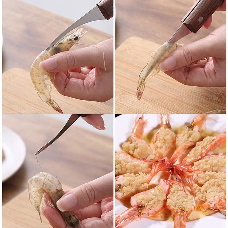 Shrimp Tool and Shrimp Peeler Set, 2 Pack Stainles... – Vicedeal