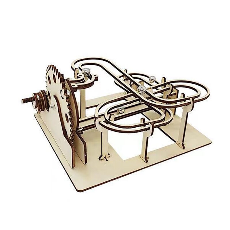 Marble Race Run 3D Wooden Puzzle Mechanical Kit St... – Grandado