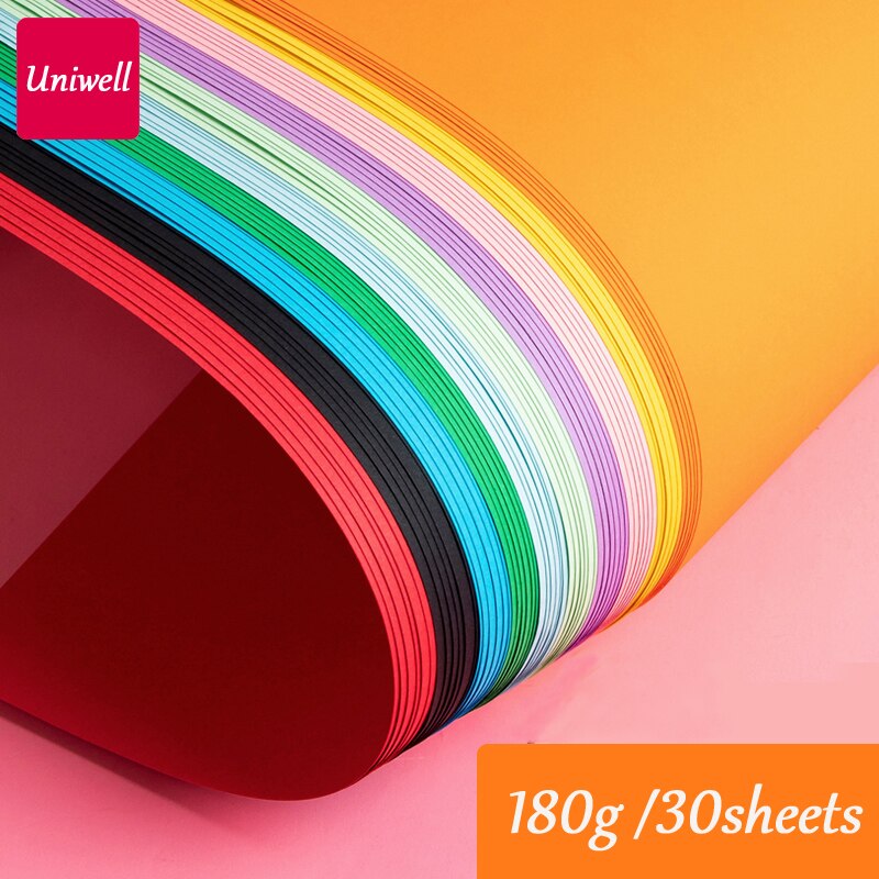 180g A3 A4 colorful Kraft Paper DIY Handmake Card ... – Grandado