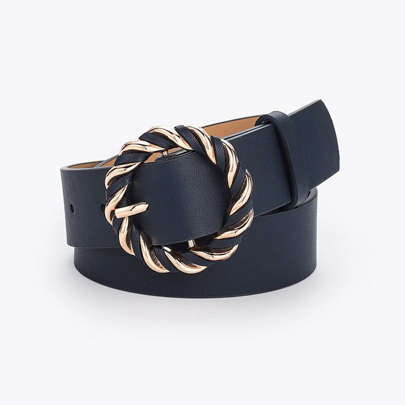 Leer Dunne Riem Vrouwen Twist Pin Gesp Taille Riem... – Grandado Leer Dunne Riem Vrouwen Twist Pin Gesp Taille Riem... – Grandado