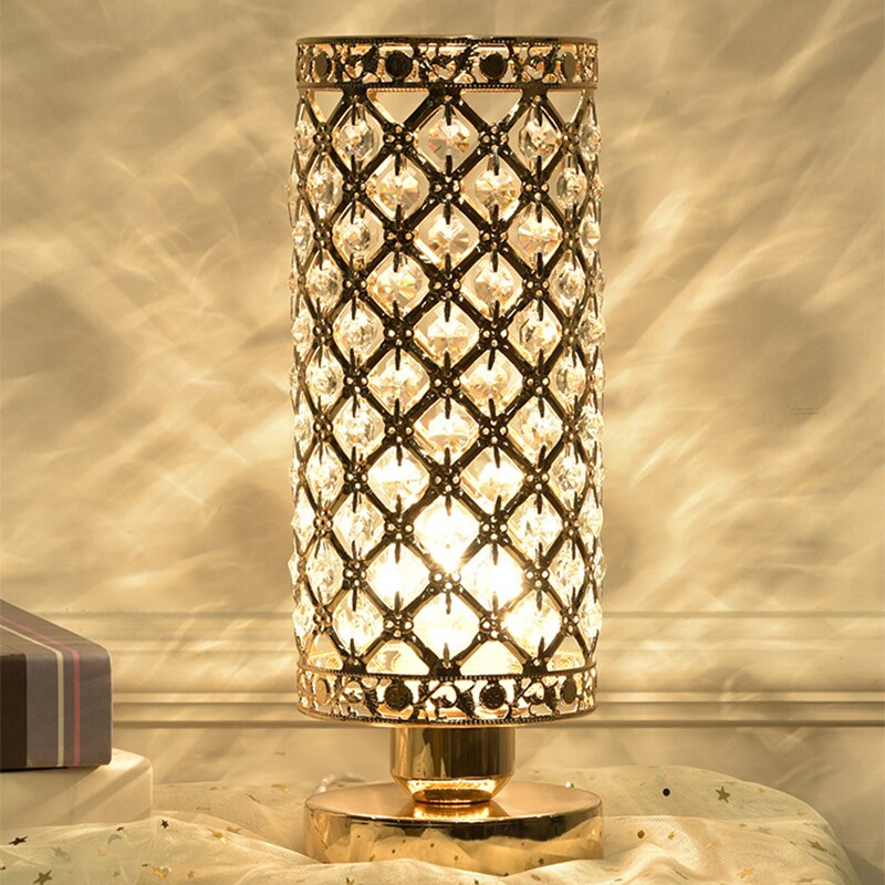 Sales Modern LED Crystal Light Desk Table Lamp Adj... – Grandado