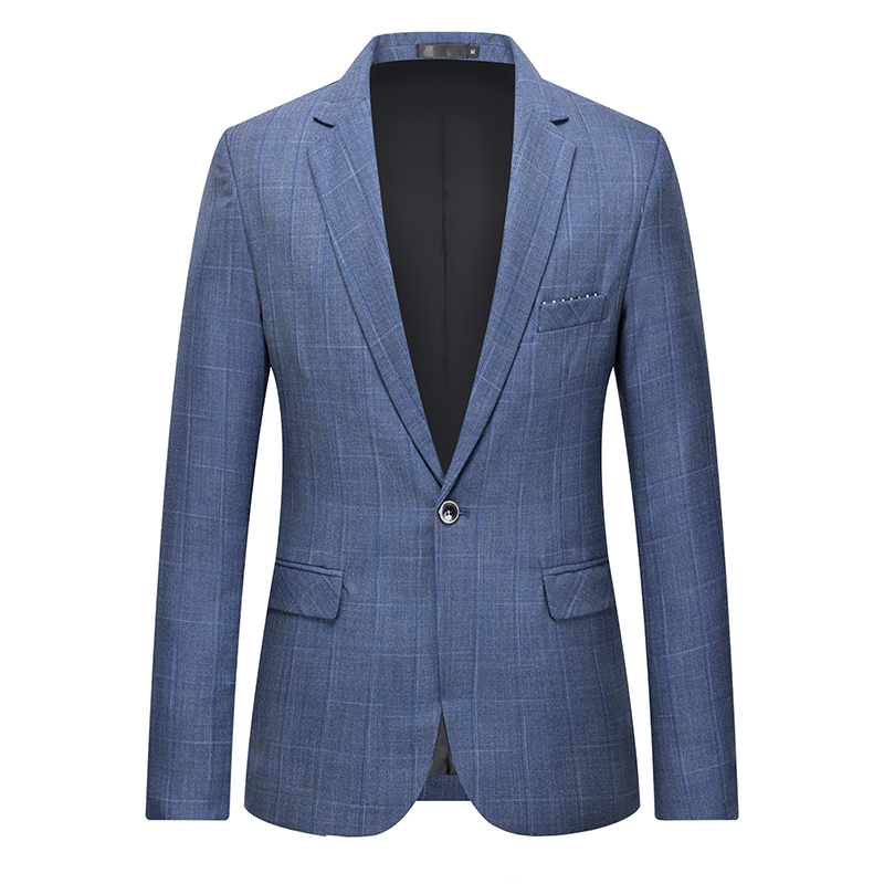 Blazers Men Suit Jackets Coats Single Button Busin... – Grandado