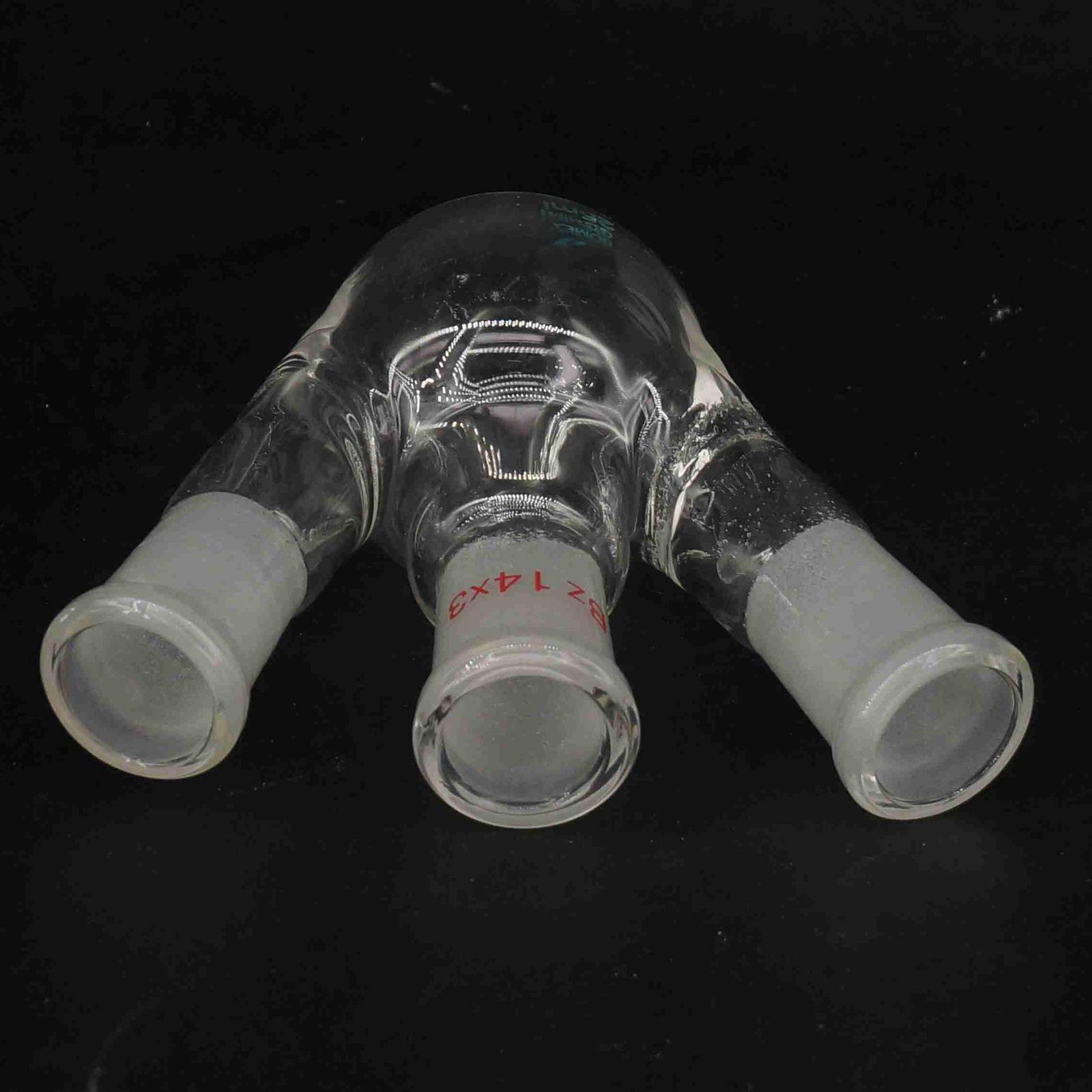 25ml 14/23 Central Branch Joint GG17 Glass 3 Necks... – Grandado