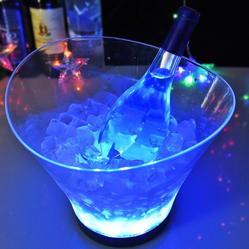 5L Colorful Gradient Lighting LED Ice Bucket Bar W... – Vicedeal