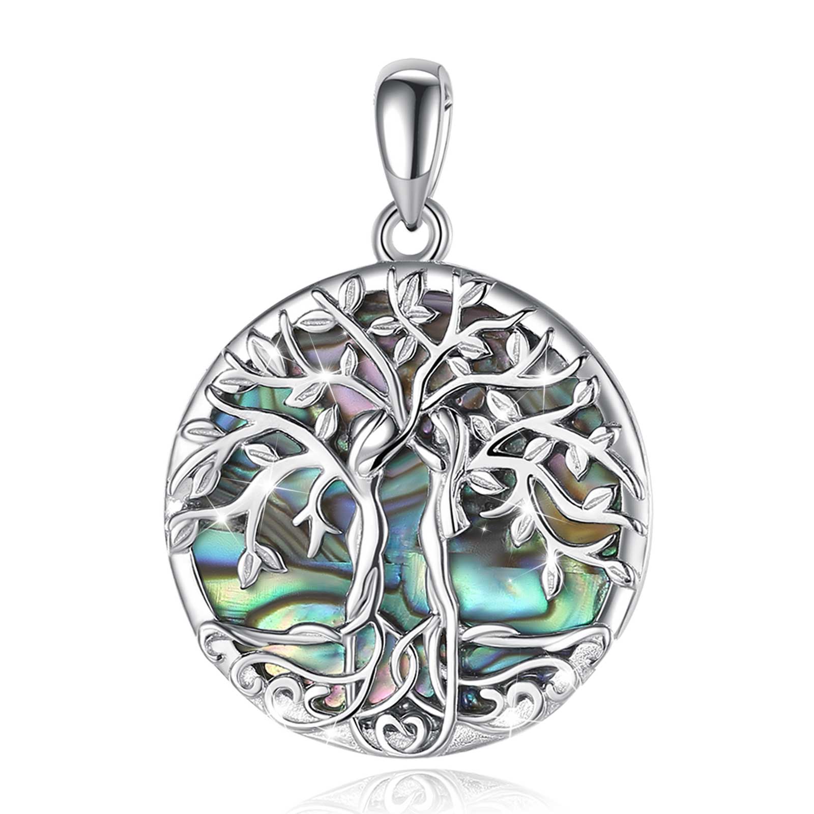 EUDORA 925 Sterling Silver Sisters Tree of Life Ne... – Grandado
