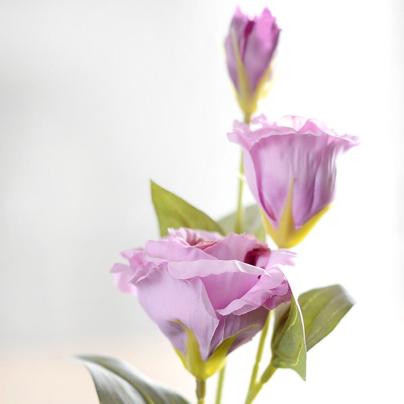Floor Model Bouquet Three Head Eustoma Home Decora... – Grandado