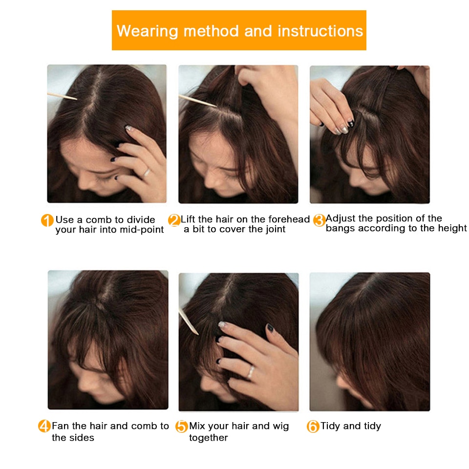 LANLAN Synthetic short bangs hair Heat Resistant s... – Vicedeal