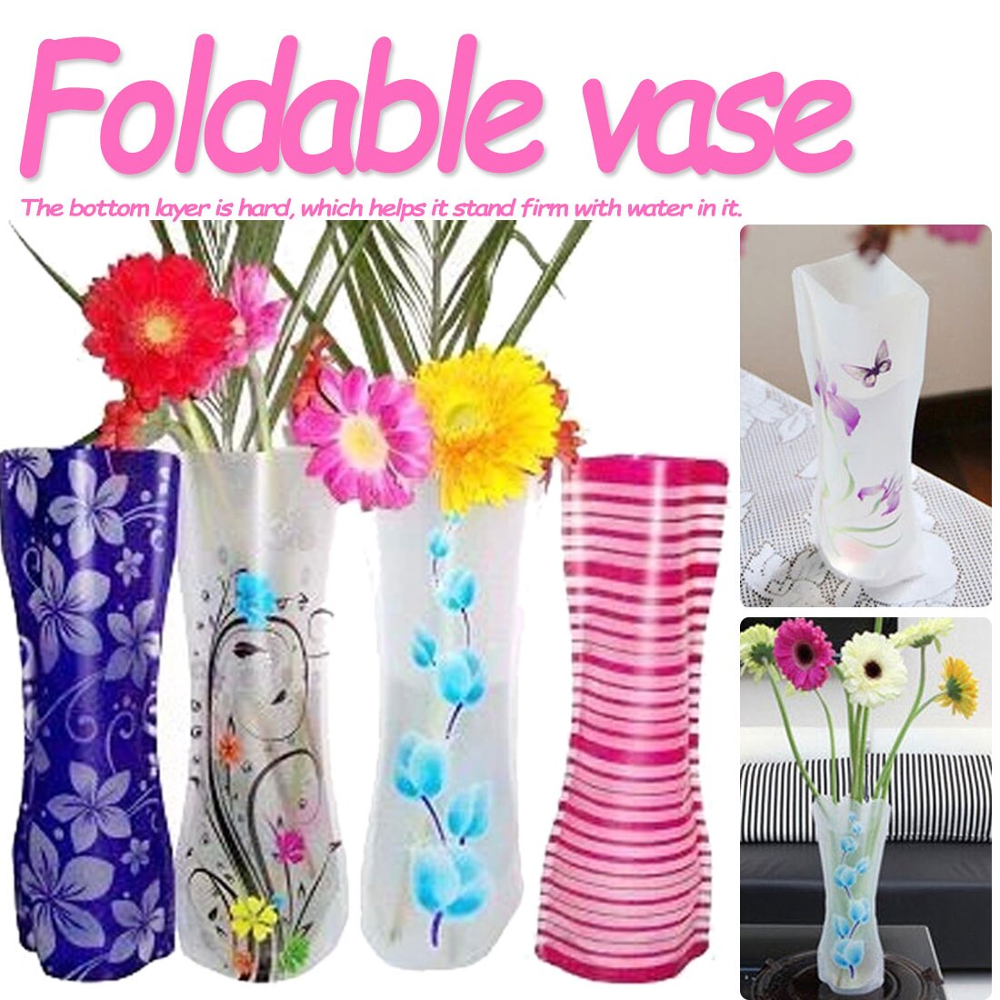 Co-friendly Unbreakable Foldable Folding Flower Pl... – Vicedeal
