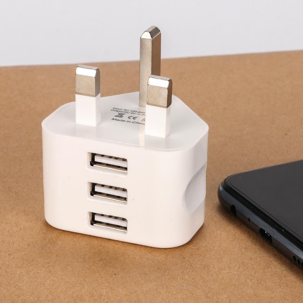 Universal 1/2/3-Port USB UK Plug 3 Pin Wall Charge... – Grandado