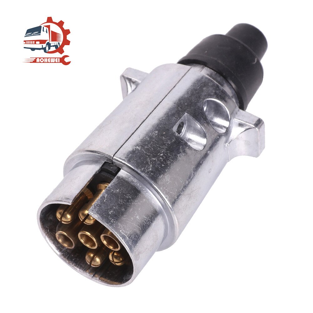 Aohewei 7 Pin Trailer Socket Trekhaak Metalen Alum... – Grandado