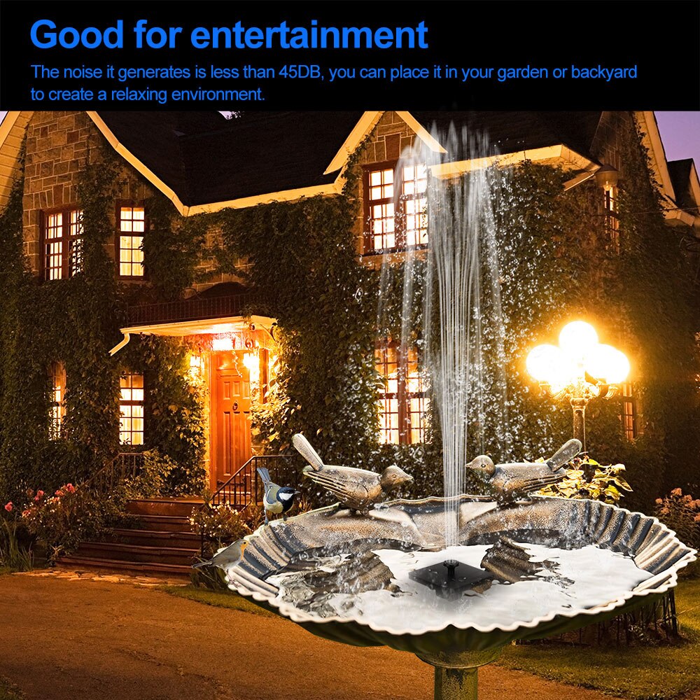 Decoratieve Solar Fontein Drijvende Solar Fontein ... – Grandado