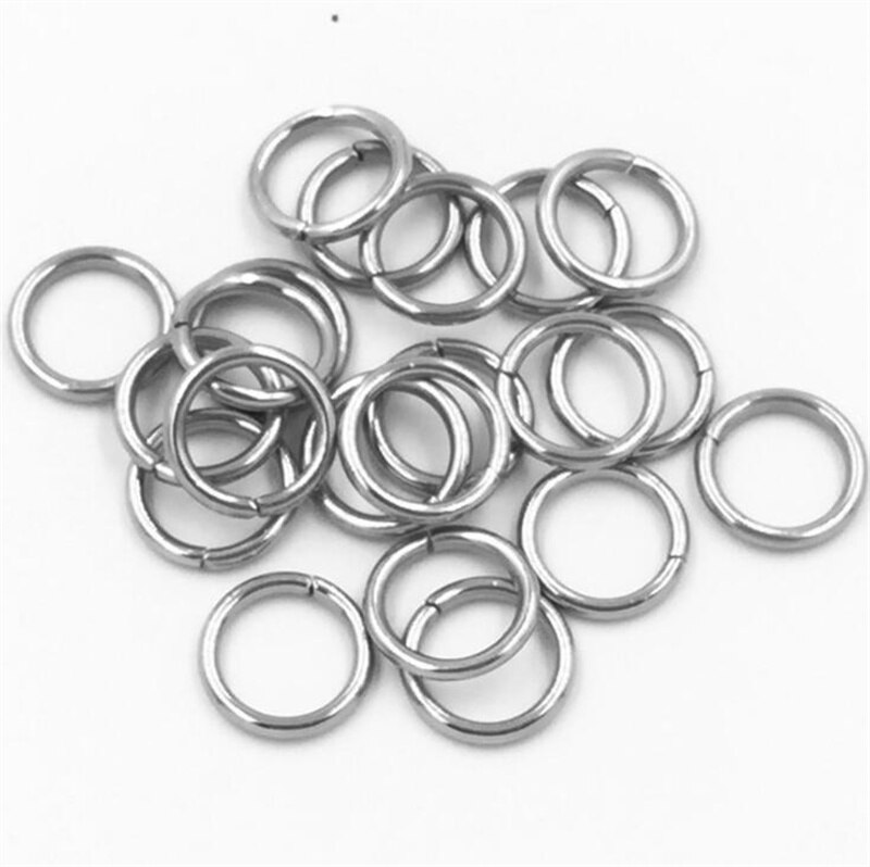 100-200Pcs 3-10mm Stainless Steel Split Rings Open... – Grandado