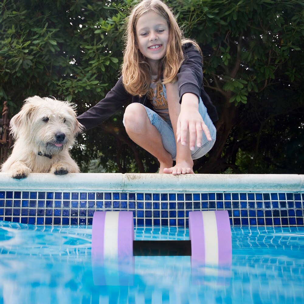 1 Pair Water Aerobics Dumbbell EVA Aquatic Barbell... – Grandado