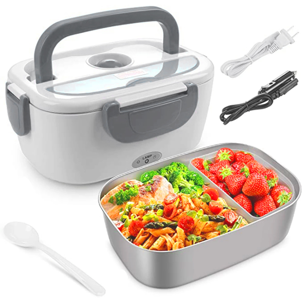 Electric Heating Lunch Box Heated Portable Stainle... – Grandado