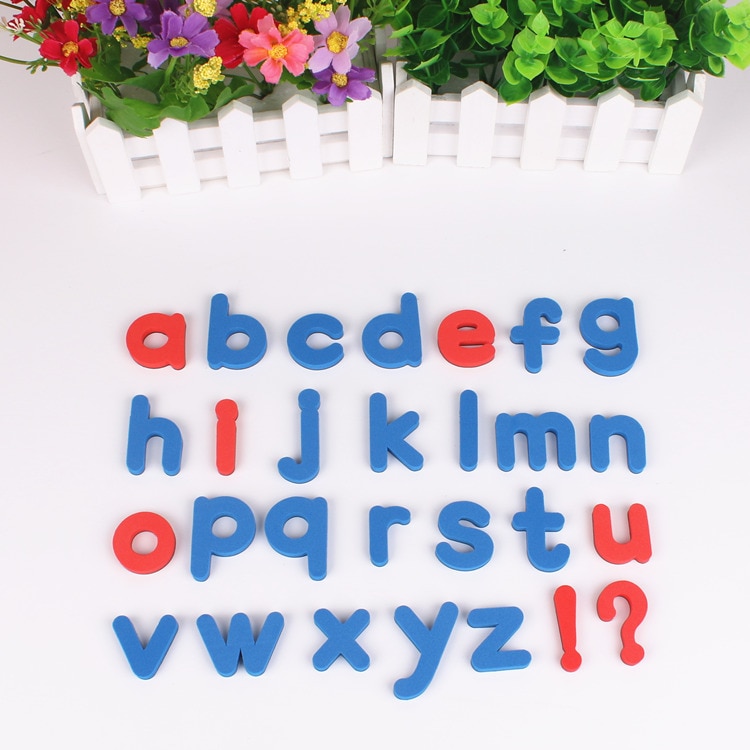Blue lowercase Letters Magnetic Sticker Fridge Mag... – Vicedeal