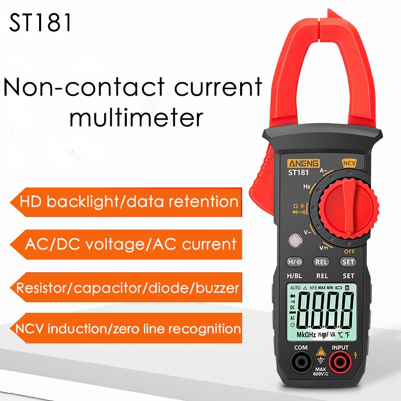 Portable ST181 Digital Clamp Meter Multimeter Dc A... – Grandado