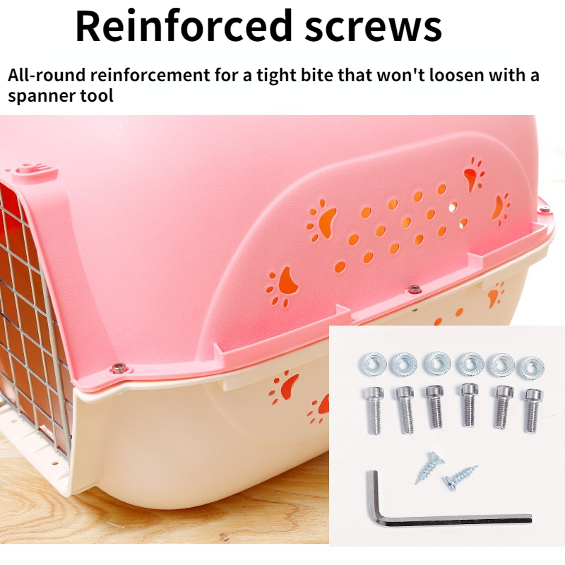 Airline Approved Pet Box Carrier Small Animal Port... – Grandado