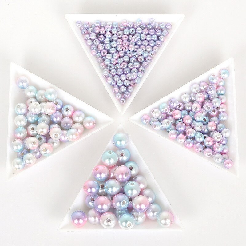 4mm 6mm 8mm 10mm Multicolor Plastic ABS Loose Pear... – Grandado