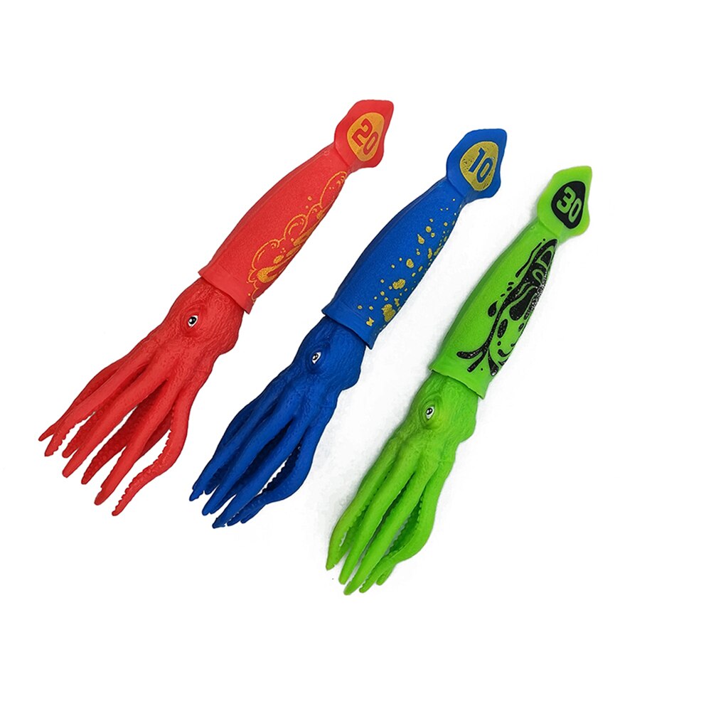 Pool Toys 3 Pcs Swim Toys Squid Diving Toys For Ki... – Grandado