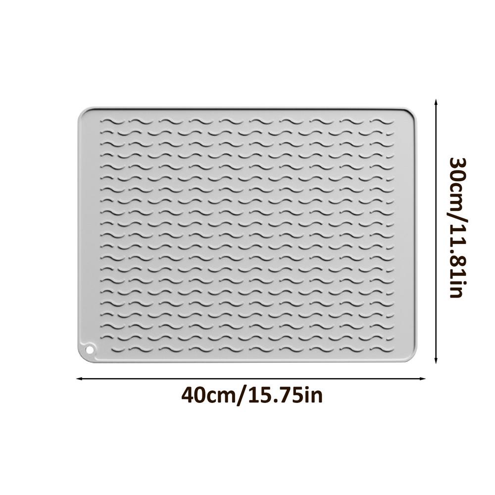 Silicone Draining Board Mat Folding Non-Slip Dish ... – Vicedeal