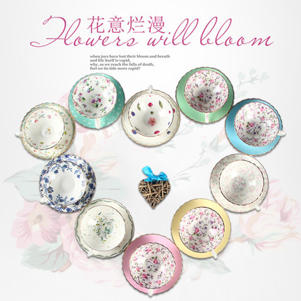 European style Bone China coffee set high grade af... – Vicedeal