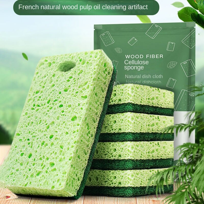 Natural Wood Pulp Cotton Mop Dishwashing Cleaning ... – Vicedeal