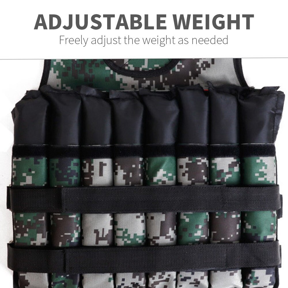 50kg Loading Weight Vest For Training Exercises Fi... – Vicedeal