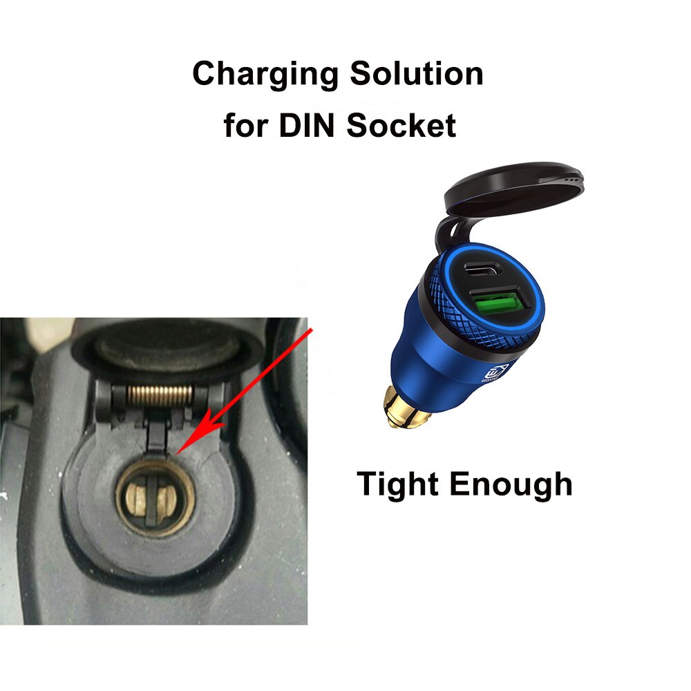 Buendeer Aluminium QC3.0 Din naar USB Charger Adap... – Grandado