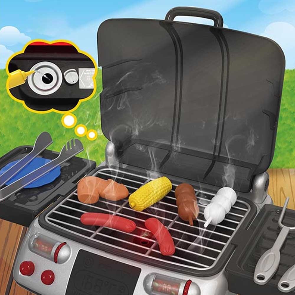 Funny Safety Smoking Kids Electric BBQ Grill Plays... – Grandado