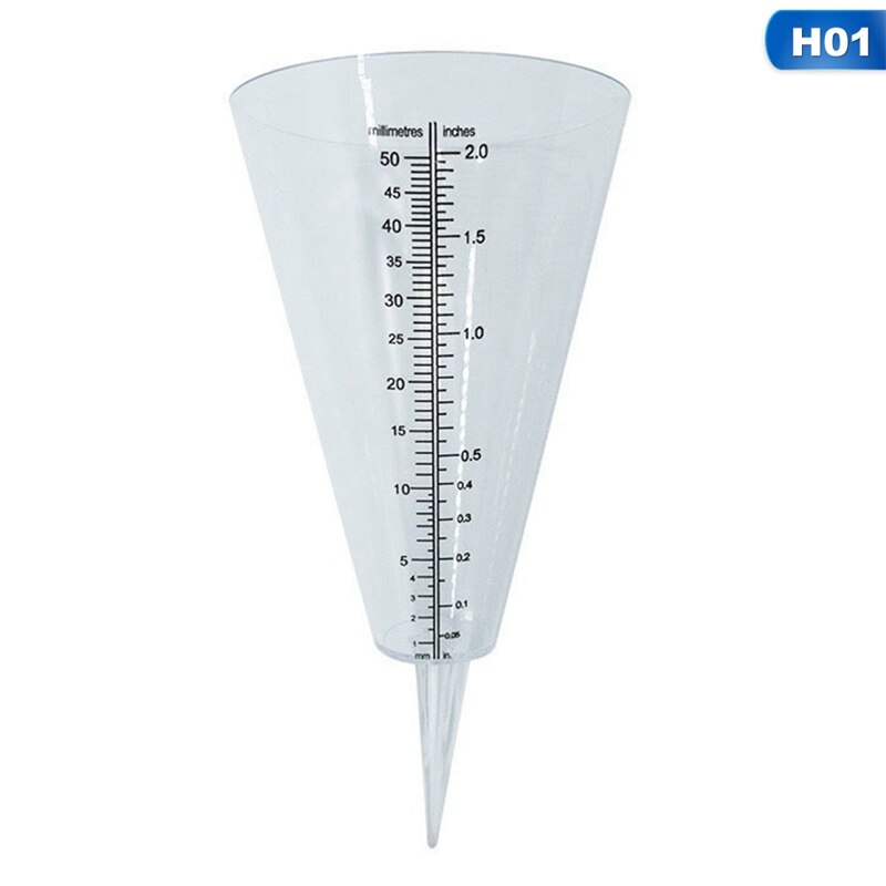 Conical Rain Meter Gauge Plastic Transparent Measu... – Grandado