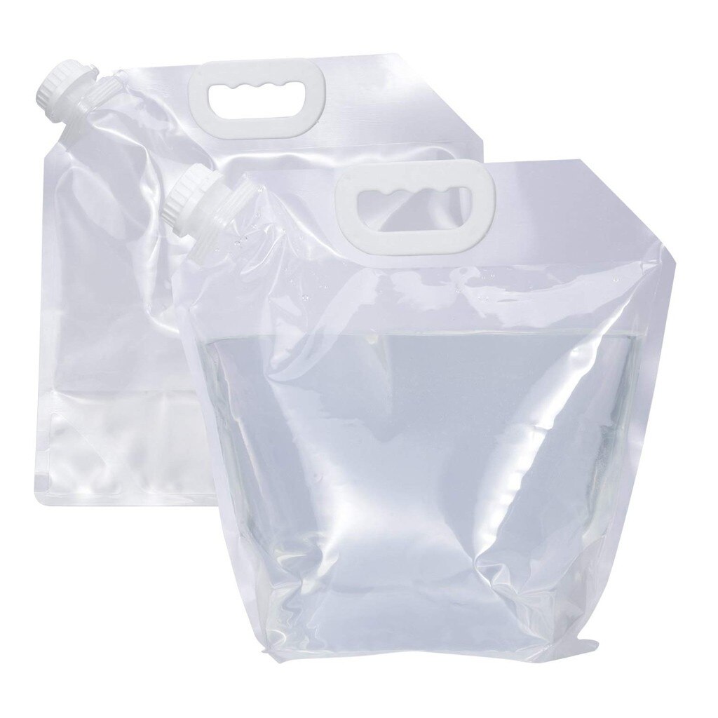 2 Pieces Camping Water Bag Picnic Flask Portable L... – Grandado