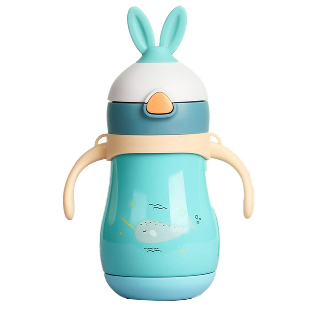 Cartoon Leuke Mok Kinderen Ketel Baby Met Stro Rvs... – Grandado