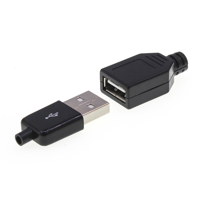 USB male socket USB female A female plug A type wi... – Grandado