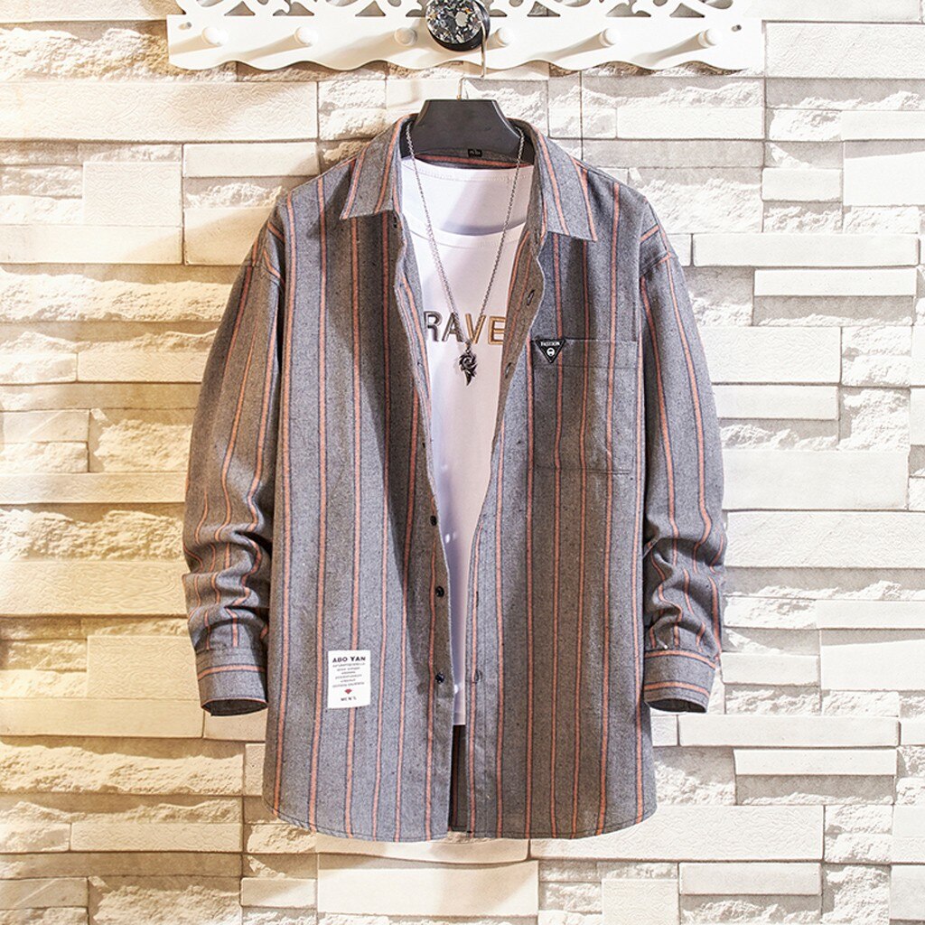 De Meest Knappe Shirt! Mannen Herfst Mode Toevalli... – Grandado