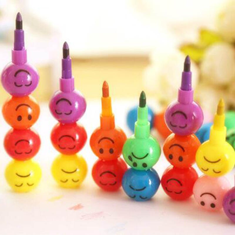 7 color in one pen ! Cartoon wax marker pen for Ch... – Grandado