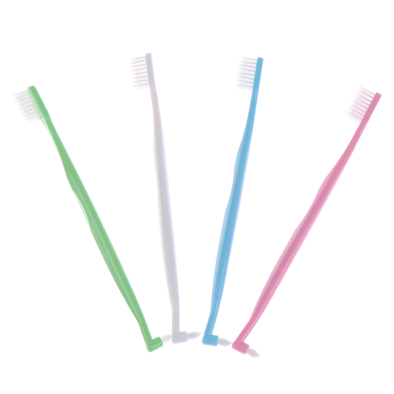 1pc 2 i 1 ortodontisk tandborste interdental borst... – Vicedeal