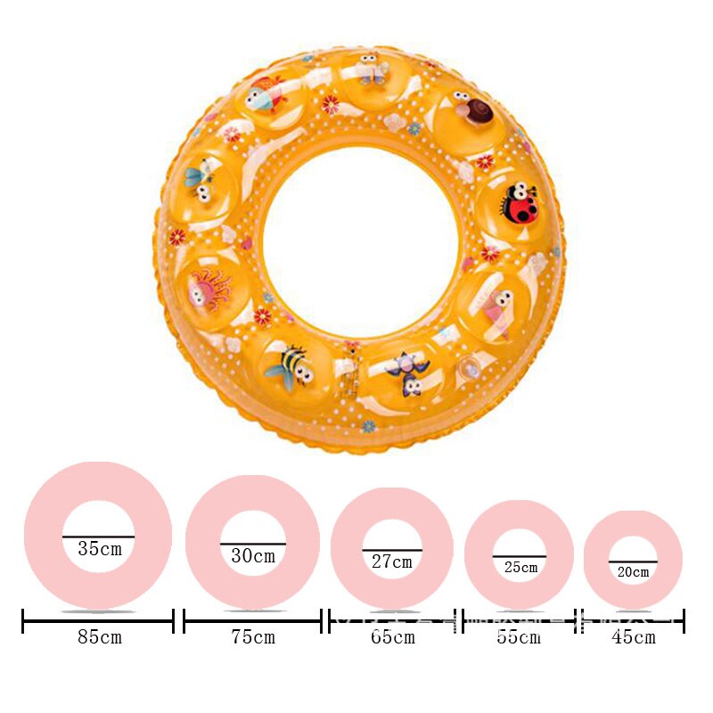 1Pcs Children's Crystal Swimming Ring Double Lifeb... – Vicedeal