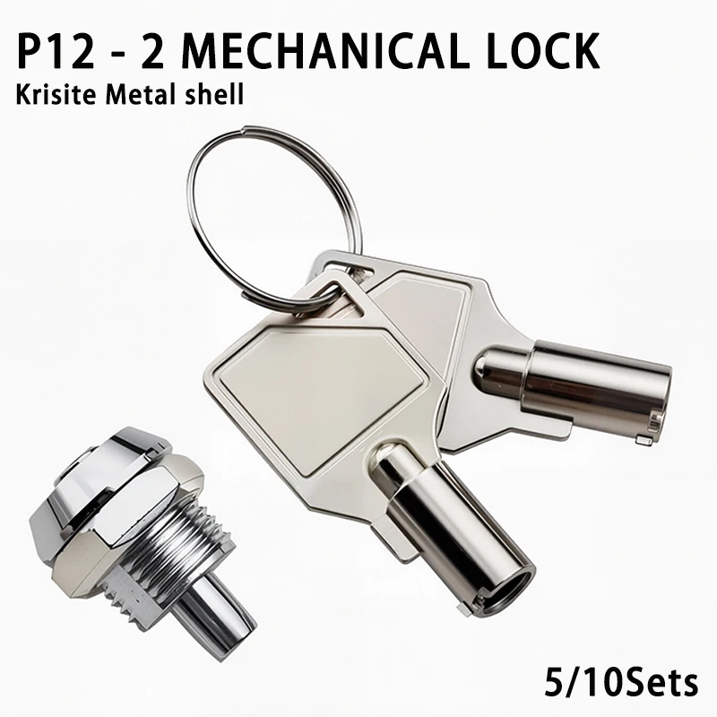 5Sets 12MM Push Kast Sloten met Buisvormige Sleute... – Vicedeal