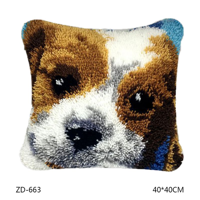 Animal Series DIY Latch Hook Rug Kit 3D Segment Em... – Vicedeal