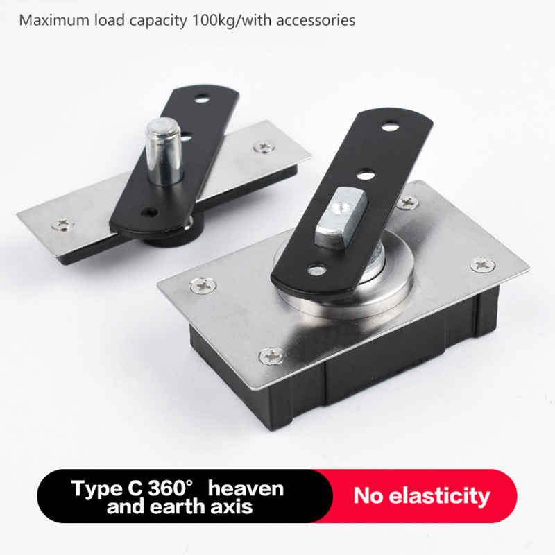 Heavy-duty Rotating Shaft 360° Rotating Wooden Doo... – Grandado