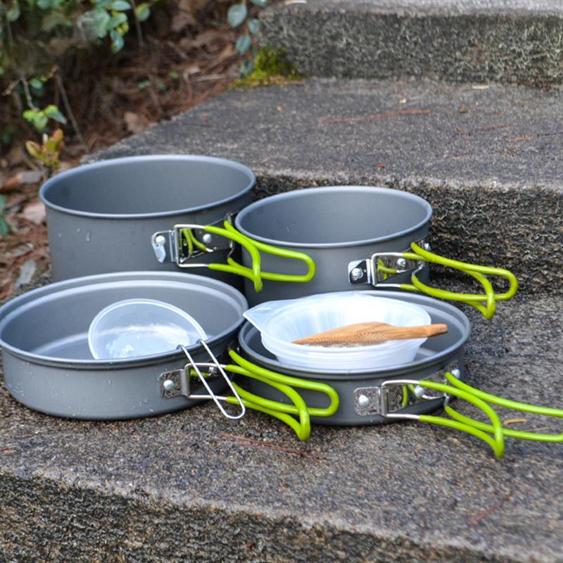 1 Set Camping Cookware Chic Safe Fine Outdoor Cook... – Vicedeal
