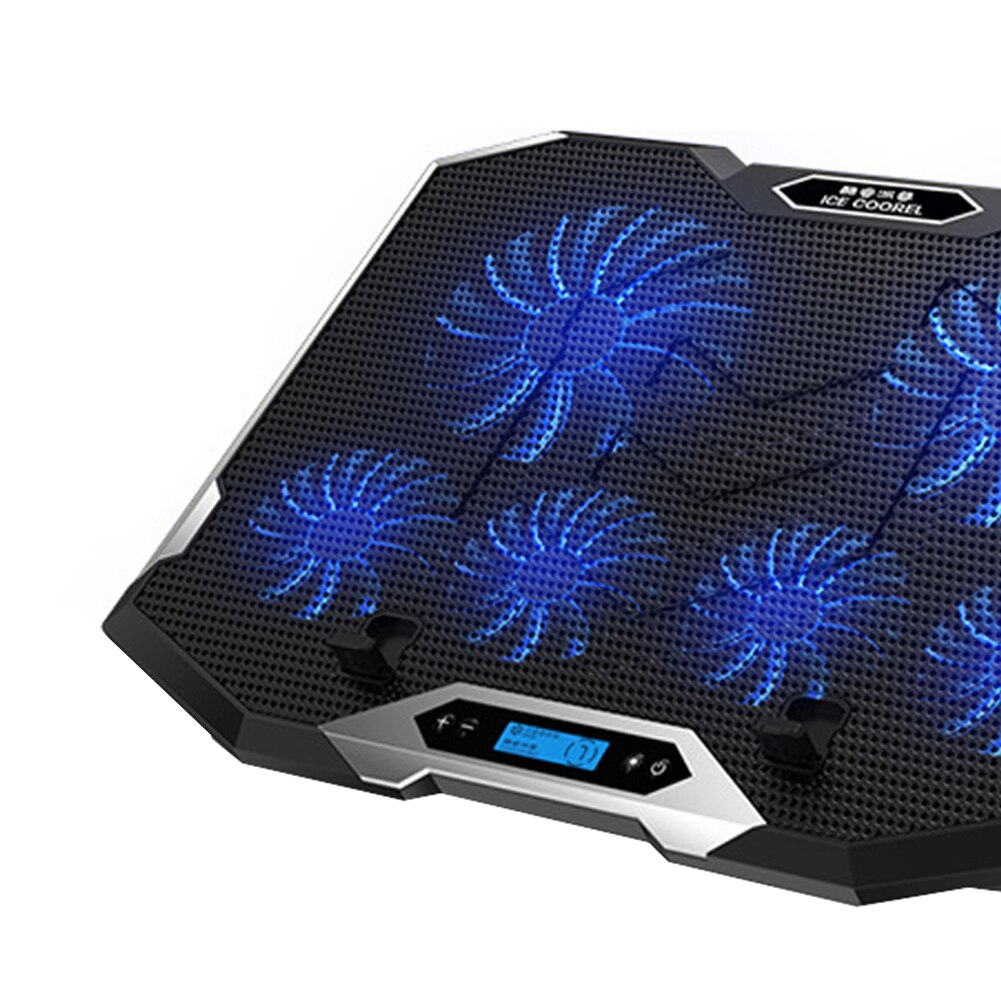 Neue RGB Laptop Cooling Pad mit 6 Fans 2 USB Ports... – Vicedeal