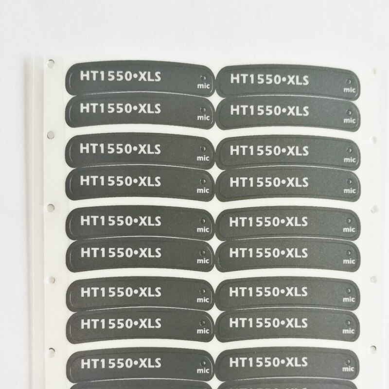 Etiquetas das peças de reparo 50x para motorola ht1550xls walkie talkie ...