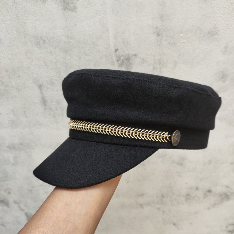 autumn winter wool hat lady Small fragrance cap ch... – Grandado