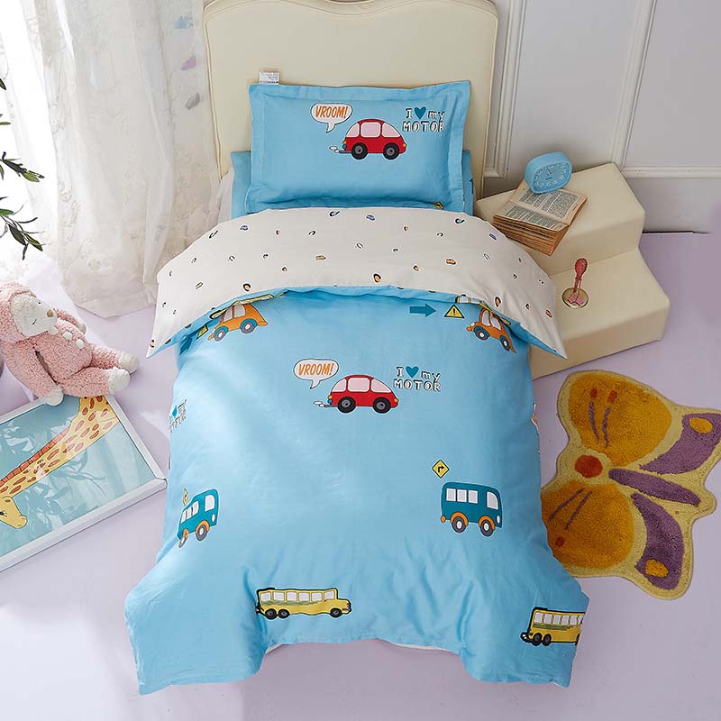 Kindergarten Bedding Set Kids Quilt Cover Bed Shee... – Grandado