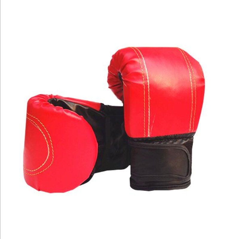 1Pair Red & Black Adult Boxing Gloves Sandbag Line... – Vicedeal