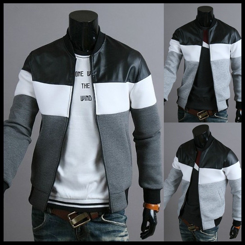 Men's Spring and Autumn Men's Jackets Casual Stitc... – Grandado
