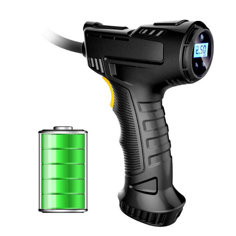 120W Wireless Wired Car Air Compressor Handheld Po... – Grandado
