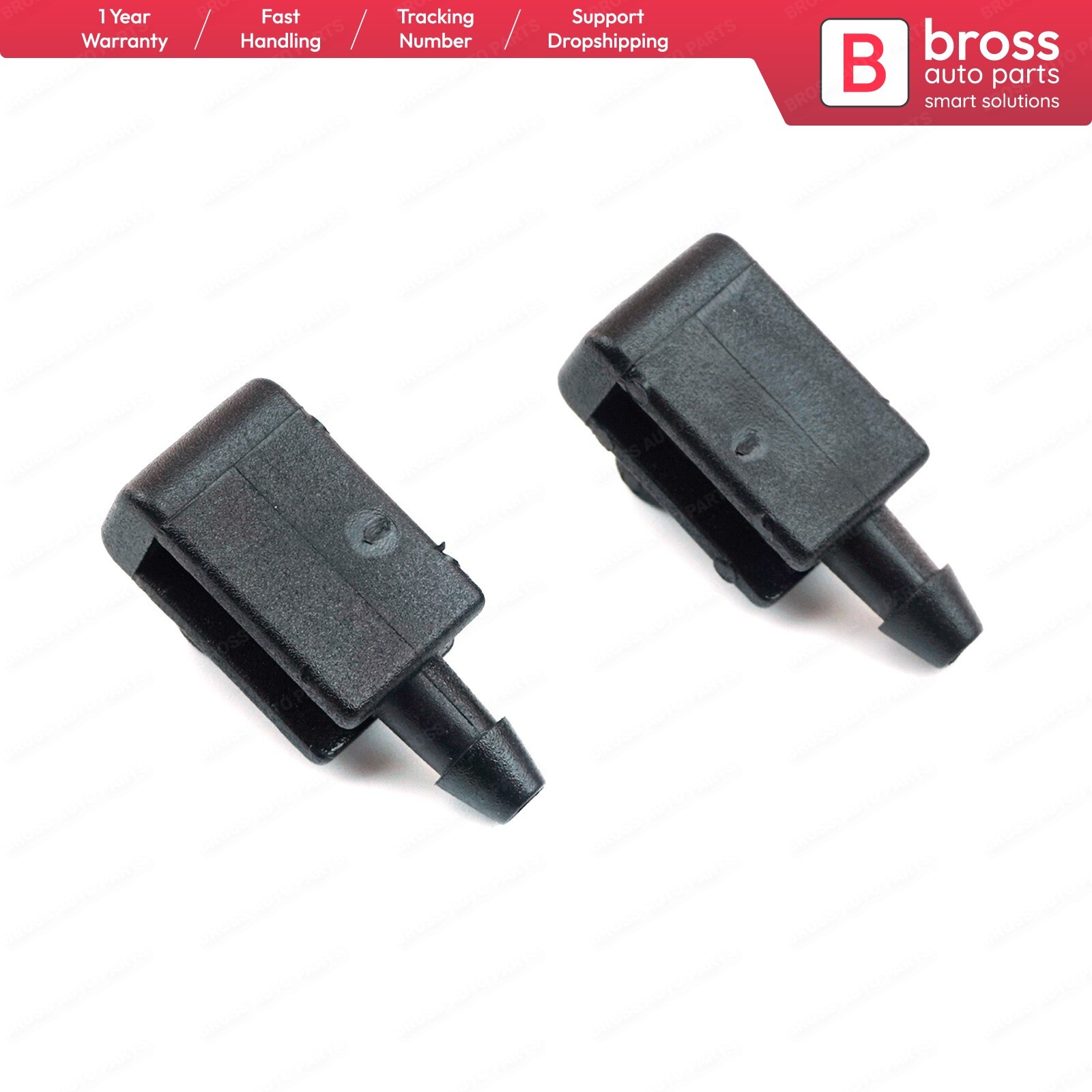 Bross Auto Teile BSP530 2 Stück Frontscheibe Wasser Waschanlage Düse ...
