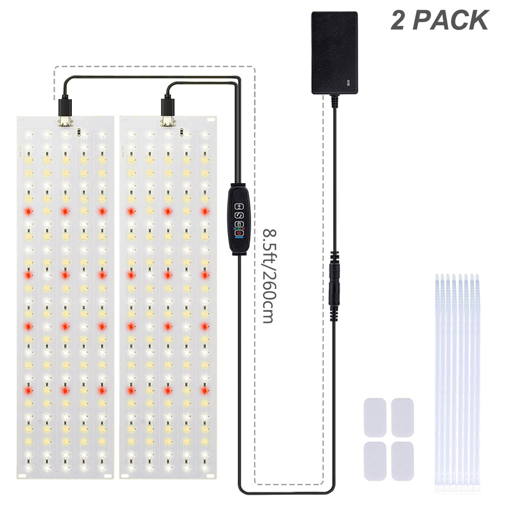 LED Grow Panel Light Ultradunne Full Spectrum Dimb... – Grandado